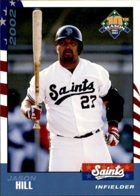 2002 St. Paul Saints Team Issue 14 Jason Hill Rimforest California ...