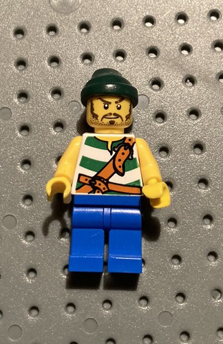 LEGO Minifigure Pirates II Pirate Pi132 Green/white Stripes Chess ...