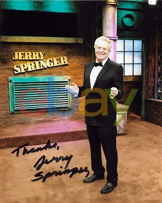 JERRY SPRINGER signed 8x10 autographed Photo The Jerry Springer Show ...