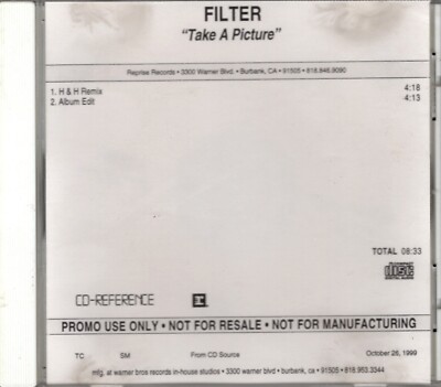 Filter "Take A Picture" (2-Track Single CD, 1999) | eBay