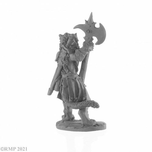 Catfolk Warrior Reaper Dark Heaven Legends Miniatures REM04050 D&d for ...