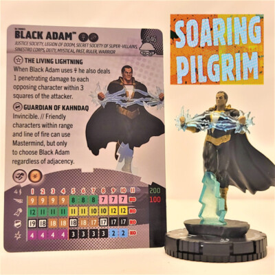 DC Heroclix BLACK ADAM - 046 - RARE DC Notorious Set #46 | eBay