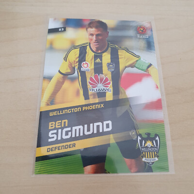 Ben Sigmund Hyundai A-League 2013-14 Select Football Soccer Card #83 ...