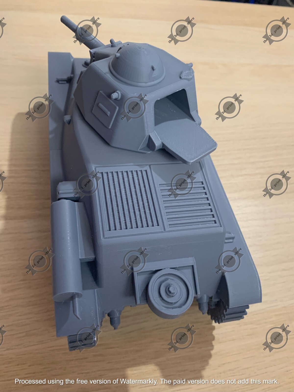 WW2 FRENCH HOTCHKISS H39 LIGHT TANK, 3D PRINTED, MANY SCALES AVAILABLE ...