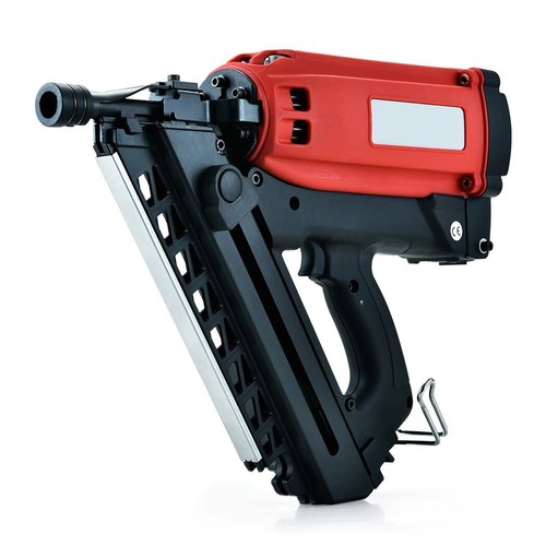 Cordless Framing Nailer 34 ° Gas Nail Gun Nailer 2 Battery Charger Tool ...