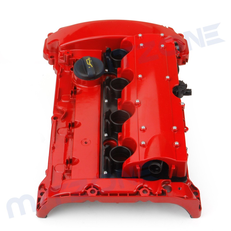 ALUMINUM Red Valve Cover Kit for 2007-2012 N14 Mini Cooper S JCW 1.6L ...