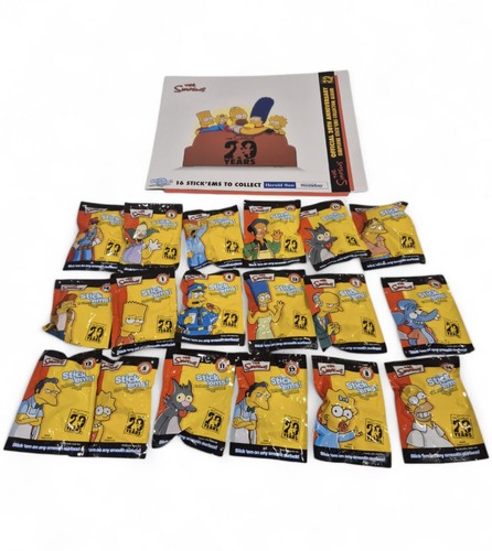 Simpsons Official 20th Anniversary 16 Stick'ems Collector Album ...