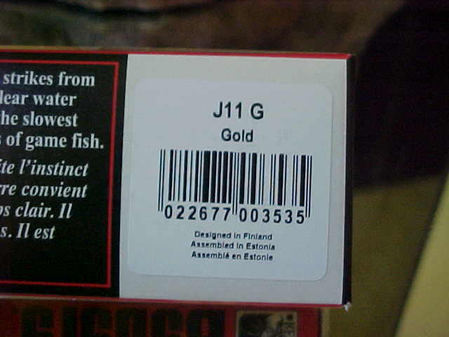 RAPALA Jointed Minnow J11 G GOLD for Bass/Pike/Walleye/Trout/Pickerel ...