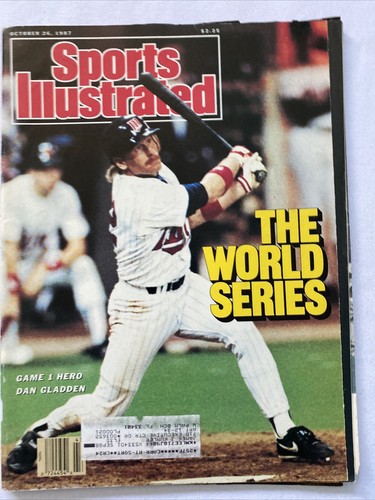 1987 October 26 Sports Illustrated Magazine, Game 1 Hero Dan Gladden ...