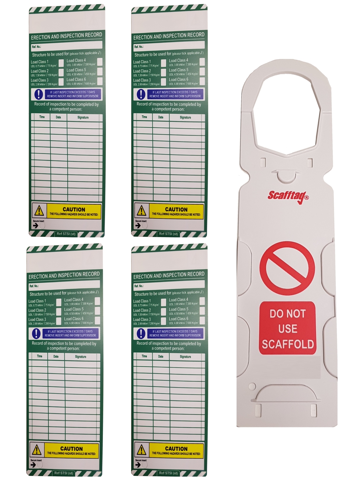 Scafftag Inspection Tag for Scaffold Towers Site Systems Kits Holders ...