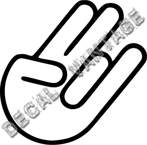Shocker Hand JDM Vinyl Sticker Decal Race Drift - Choose Size & Color ...
