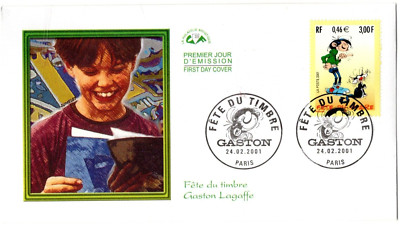 3370 + FDC ENVELOPPE 1er JOUR CEF FETE DU TIMBRE GASTON LAGAFFE | eBay