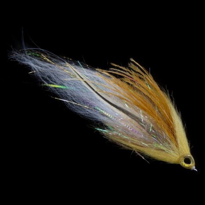 Mutator Minnow Fly Pattern, Tan /White (Bass / Pike / Musky) 406Flies ...