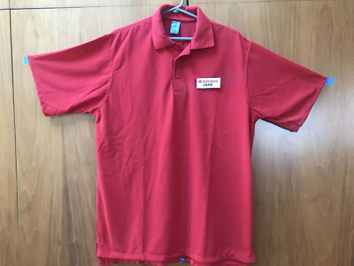 JAKE STATE FARM Insurance Red Polo Shirt Badge Funny Halloween Costume ...