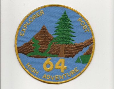 JACKET PATCH / EXPLORER POST 64 HIGH ADVENTURE - Boy Scout BSA A121/6 ...