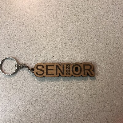 Wood Keychains Senior 2023 Laser Engraved Graduation Gift Trending | eBay