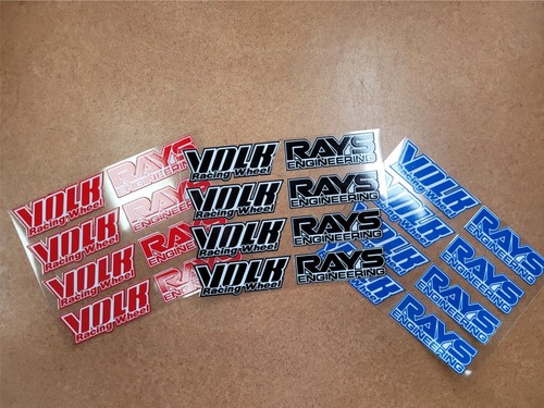 Japan Rays Engineering VOLK Racing TE37 Wheel UV decals sticker 8pcs | eBay