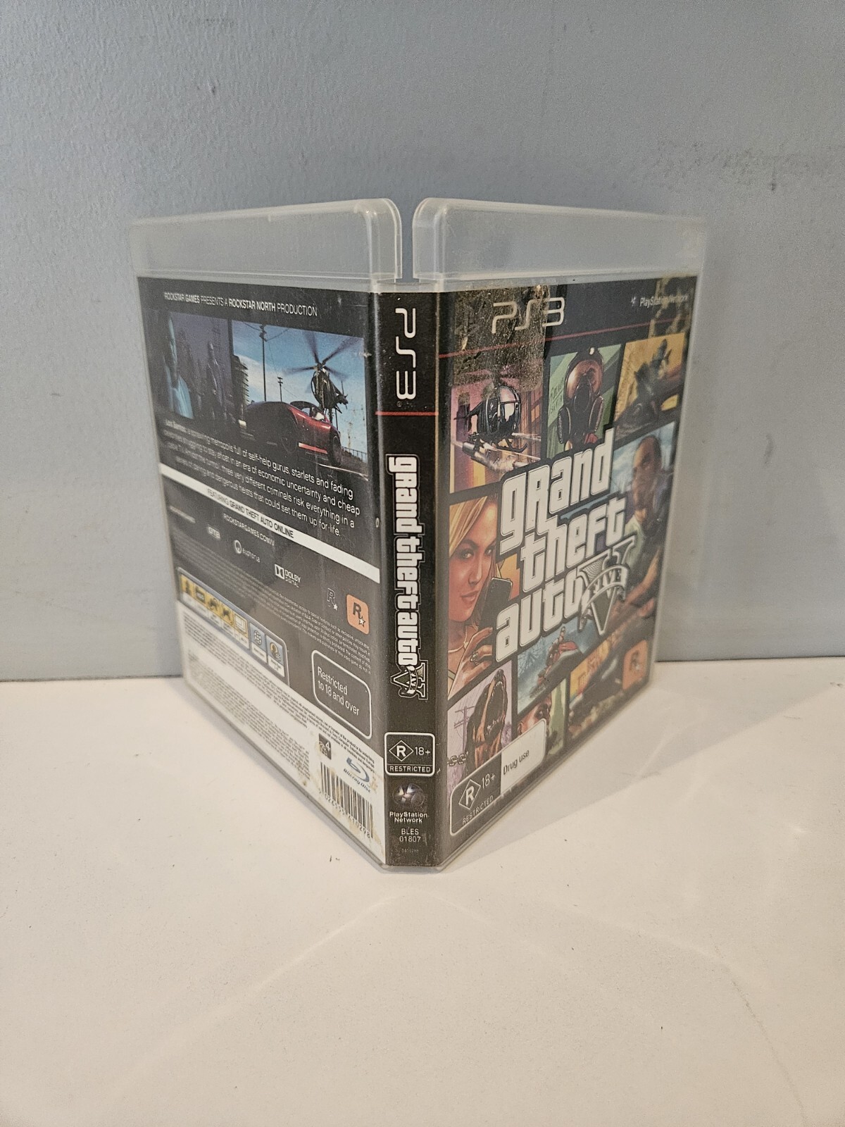 Grand Theft Auto 5 Five GTA Sony PlayStation 3 Game COMPLETE W/MAP MINT ...