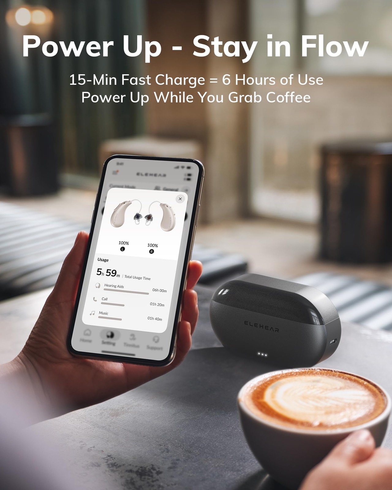 ELEHEAR Beyond Pro OTC Hearing Aids, Bluetooth Rechargeable 30% Clearer ...