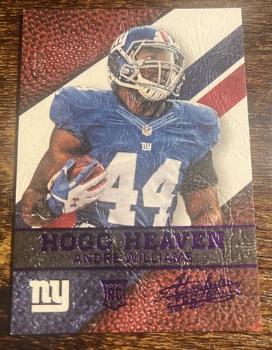 2014 Absolute #34 Andre Williams Hoff Heaven Rookie #d /20! GIANTS | eBay