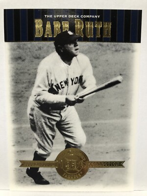 2001 Upper Deck Hall Of Famers #50 Babe Ruth **Beautiful Card** | eBay