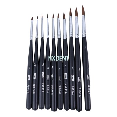 Dental Porcelain Brush Pen Stacking Glazing Brush Pen Synthetic Hair ...