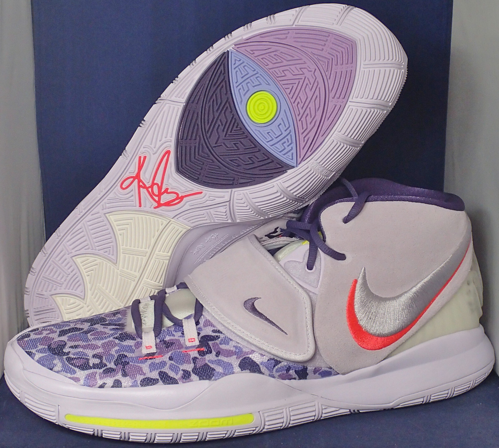 Size 18 - Nike Kyrie 6 Asia Irving - Barely Grape for sale online | eBay
