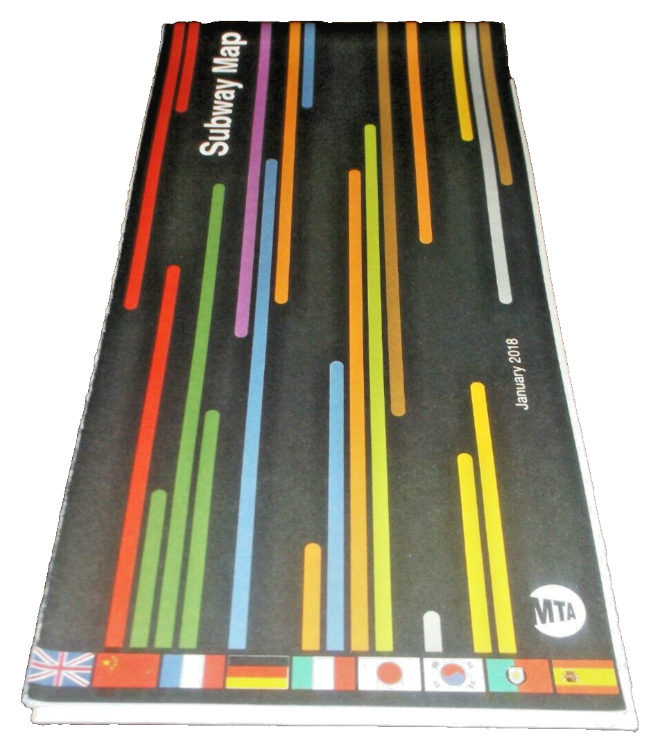 JANUARY 2018 NEW YORK CITY TRANSIT SUBWAY INTERNATIONAL METRO FOLD OUT ...