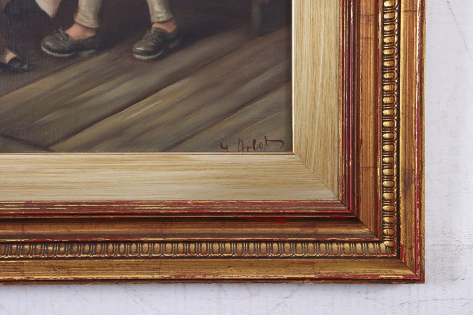 J Arlet (Europe,early 20C) oil painting antique 131277 | eBay UK