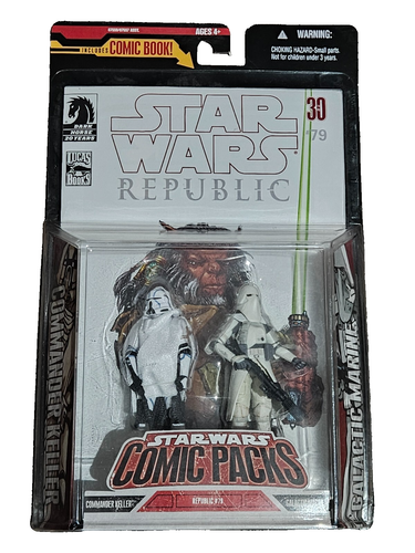 Star Wars Comic Pack Republic #79 Commander Keller Galactic Marine Plus ...