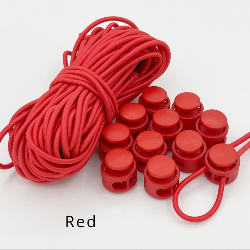 Spring Cord Lock End Stopper Fastener Adjustment Elastic Band ...