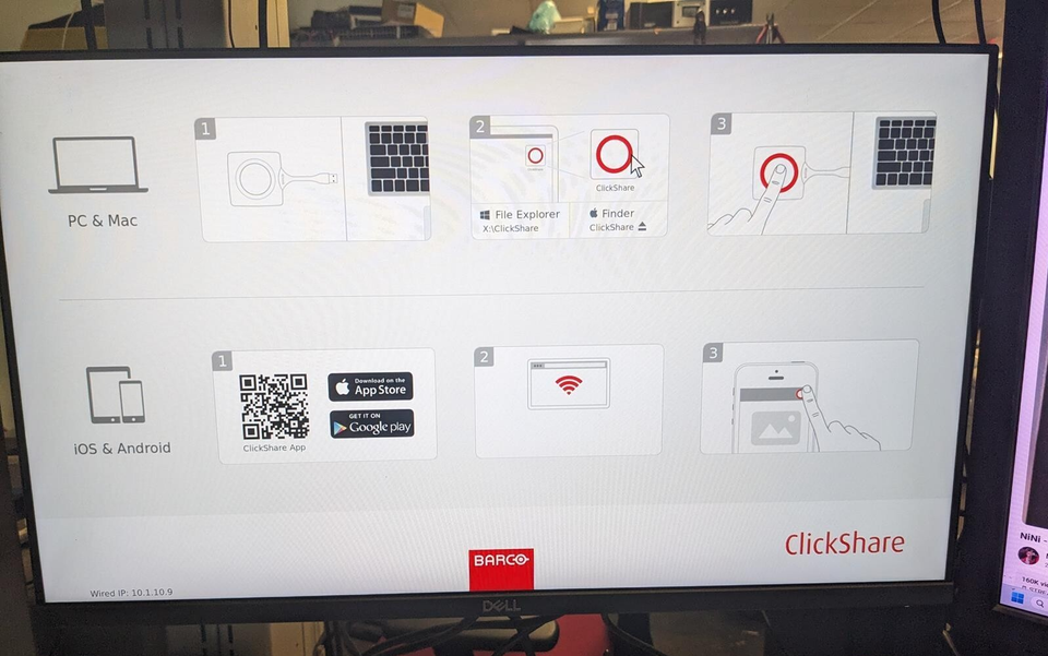 BARCO R9861006BNA CLICKSHARE WIRELESS PRESENTATION SYSTEM | eBay