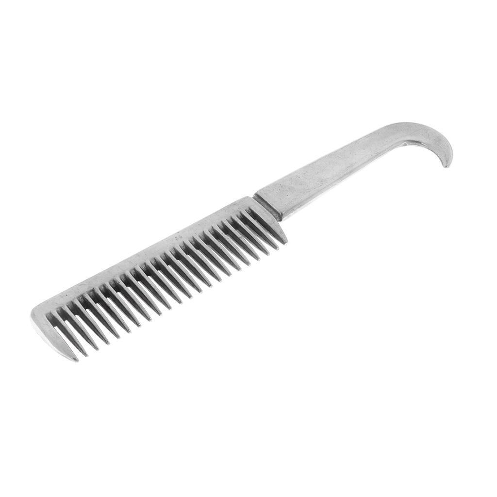 Stainless Steel Polished Horse Pony Grooming Comb Tool Currycomb Durable | eBay