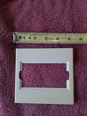 Thermostat back plate (goof plate) tan 5." wide x 4.75" tall. No ...