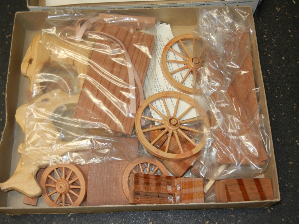 Stage Coach Wagon Masters Wagons of the Old West Wood Model Kit | eBay