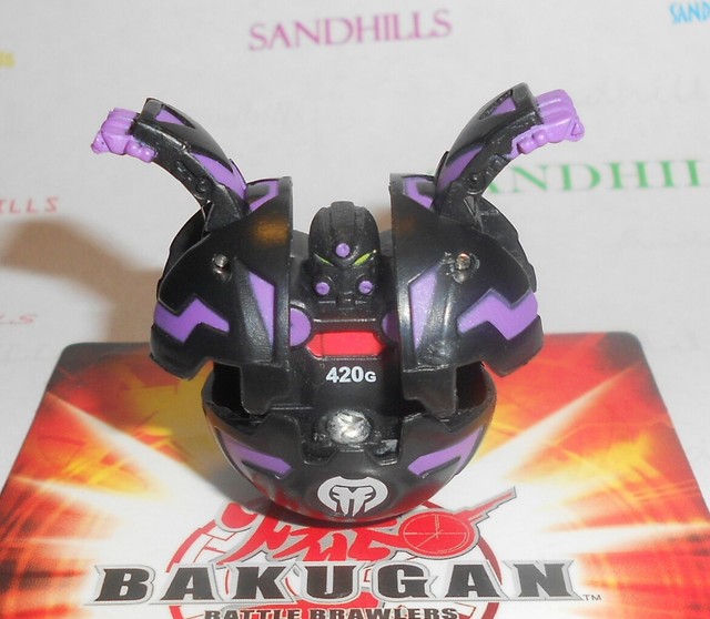 Bakugan Robotallion Black Darkus B1 Classic 420G & cards | eBay