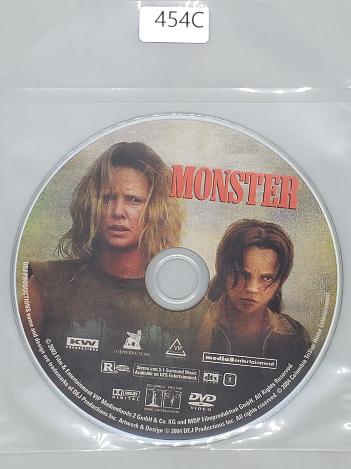 Monster (DVD, 2004) Disc Only No Tracking 43396055520| eBay