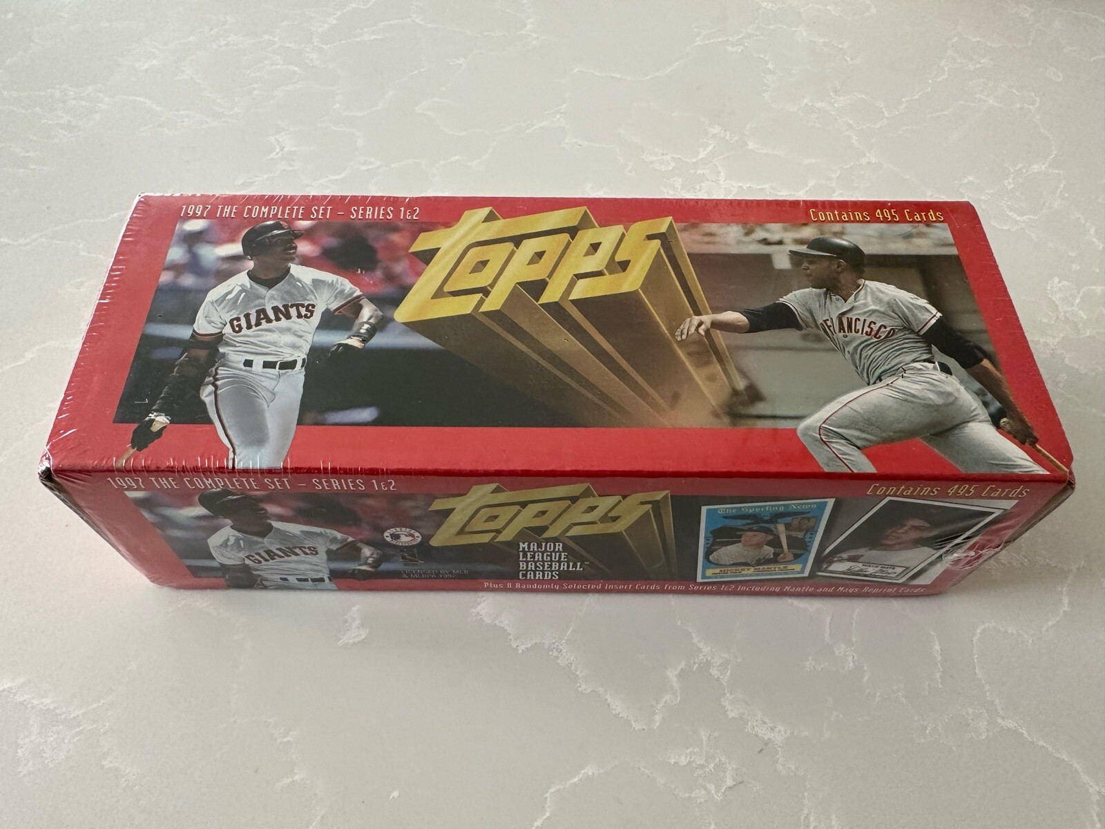 1997 Topps Baseball Complete Set Factory Sealed Series I & II 495 Cards ...