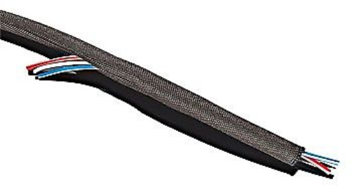 KURYAKYN BLACK 3/8 inch ROUNDIT WIRE WRAP SIX FOOT LENGTH FOR HARLEY ...