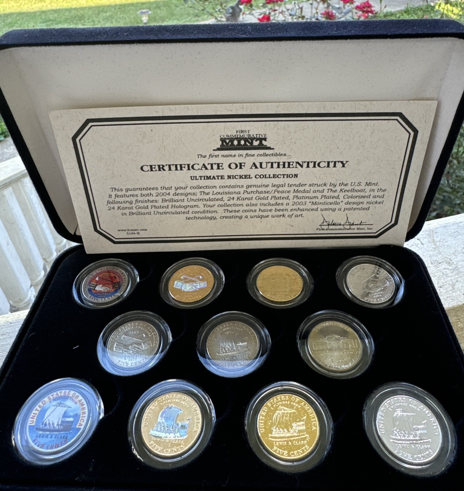 USA 2004 - 2005 The Ultimate Nickel Collection Set with Certificate in ...