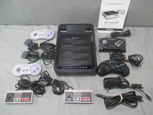 Retron 5 Console for SEGA SNES NES GBA FAMICOM Nintendo TESTED + Extras ...
