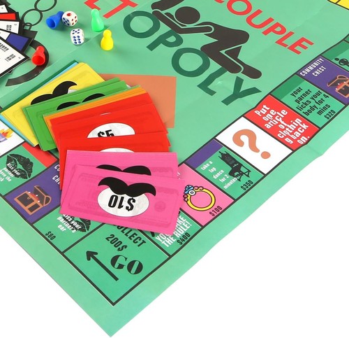 Adult Monopoly Couples Board Game Relationship Cards Interactive ...