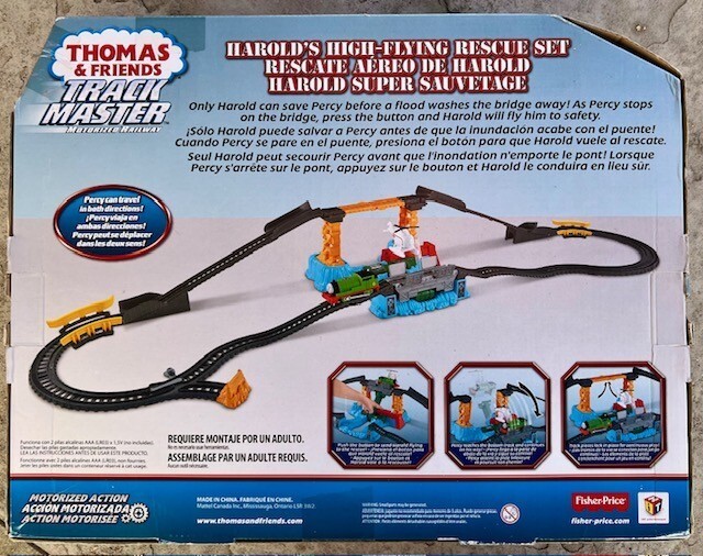 Fisher Price Thomas & Friends Trackmaster Harold’s High Flying Rescue ...