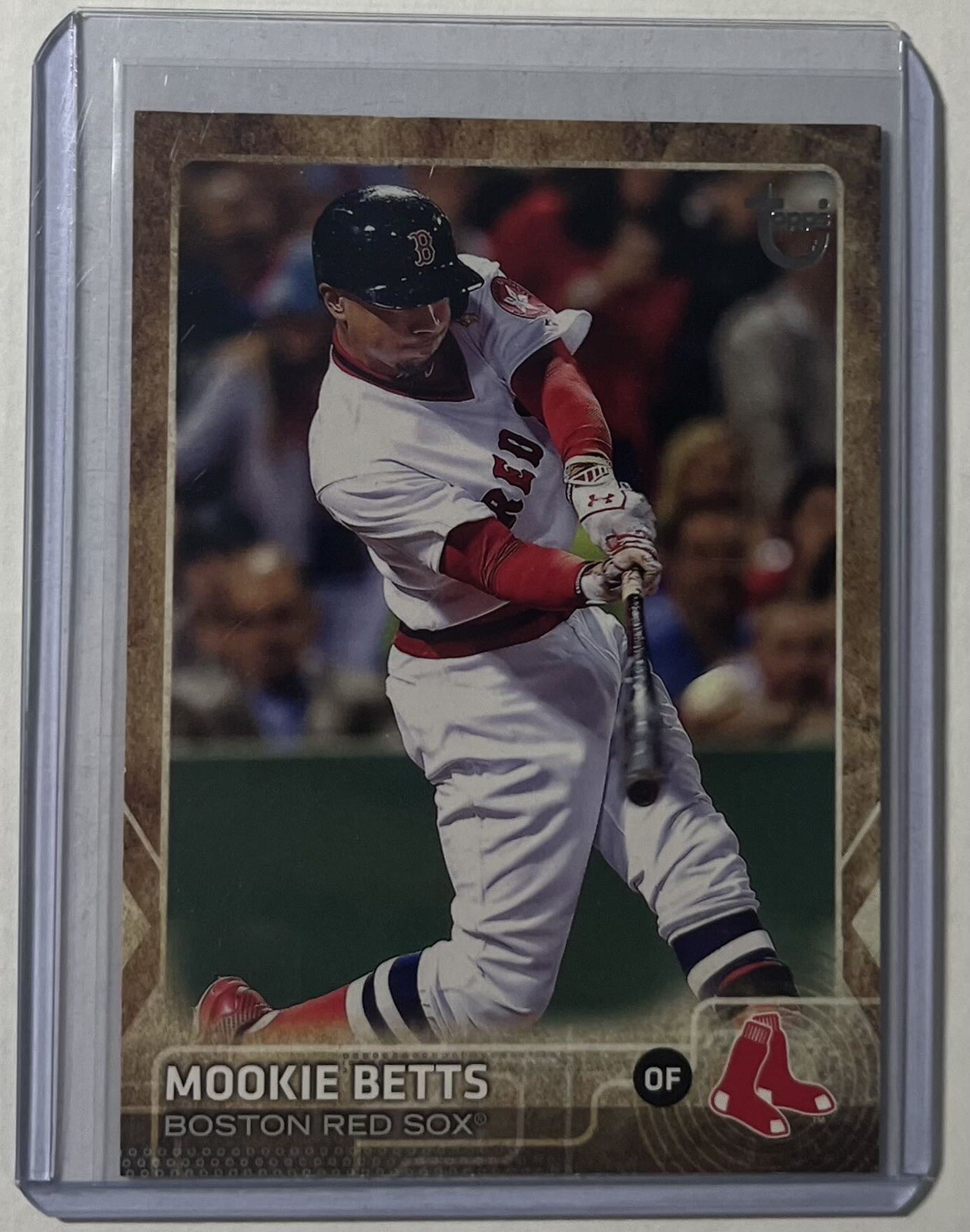 2015 Topps Update Mookie Betts SP Image Throwback Variation RC Dodgers ...