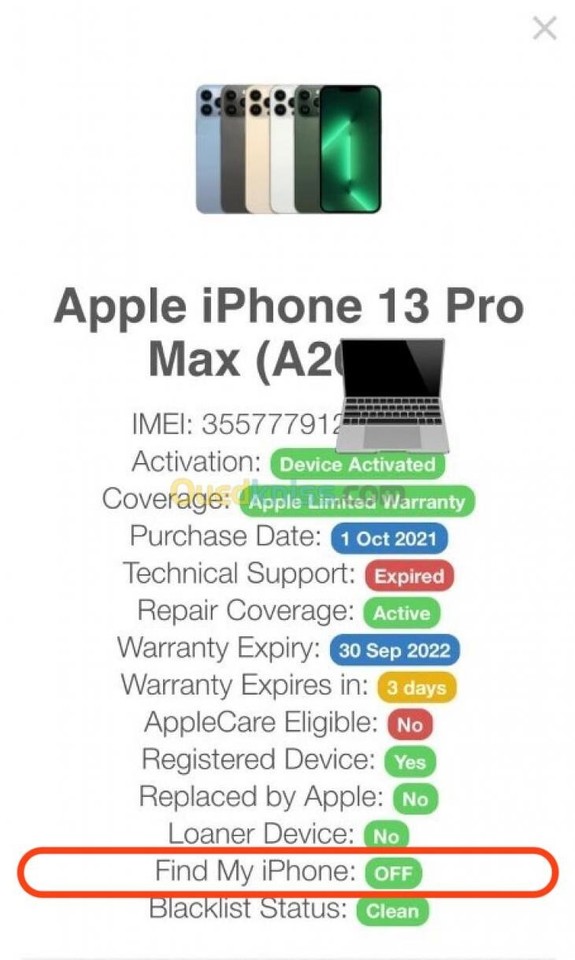 FMI Check / iCloud Activation Status Checker of AppiPhone & iPad ...