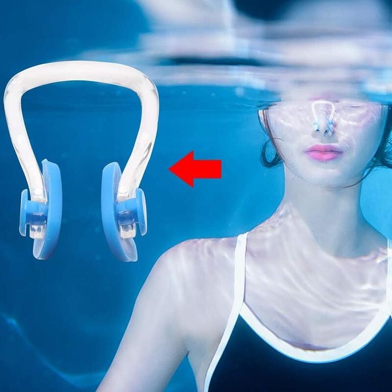 10Pcs Silicone Swimming Nose Clip Plug Water Pool for Kid Child Girl ...