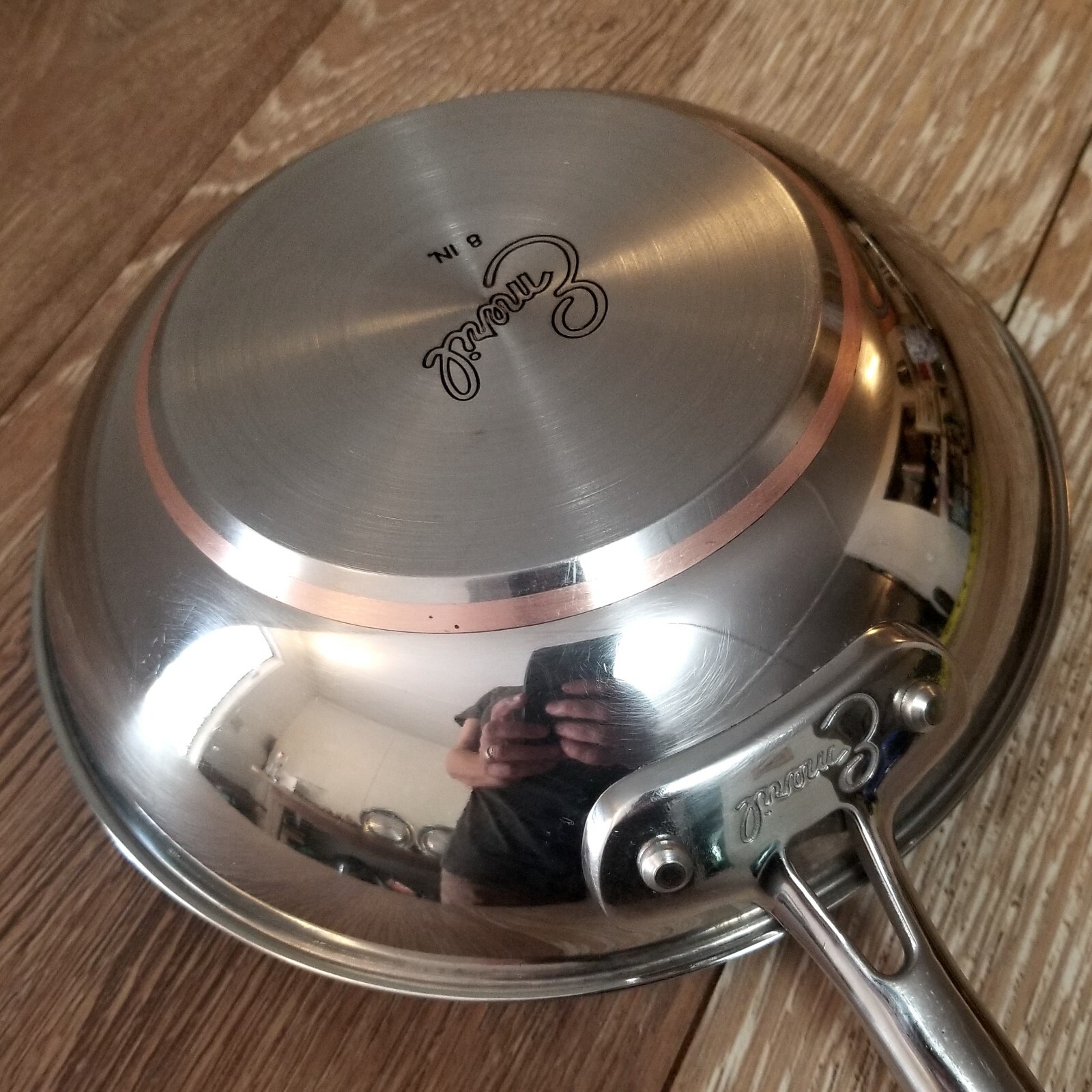 Emeril By All Clad 8 inch COPPER CORE Stainless Steel Fry Pan Sauté Pan ...