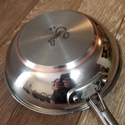 Emeril By All Clad 8 inch COPPER CORE Stainless Steel Fry Pan Sauté Pan ...