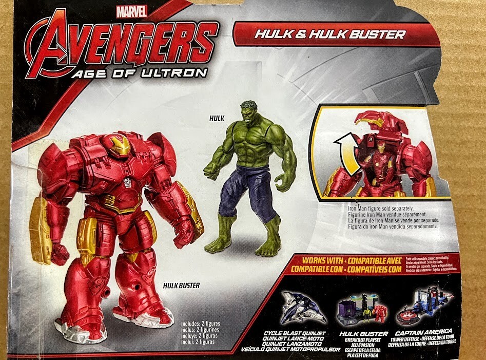 Hasbro Super Hero Action Figure - Avengers Age of Ultron Hulk & Hulk ...
