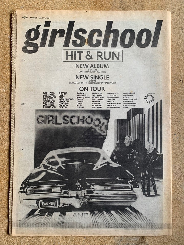 Sounds April 11 1981 Altered Images Clare Grogan TANK Malcolm McLaren ...